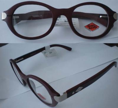 Chine 2012 cadres faits main en bois ronds rouges de lunettes de mode pour des femmes et des hommes à vendre