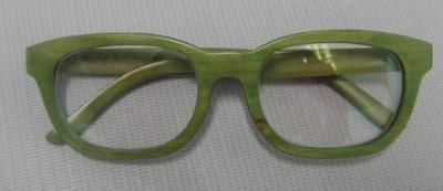 Chine L'OEM/ODM conçoivent les cadres faits main en bois verts de lunettes pour des femmes et des hommes à vendre