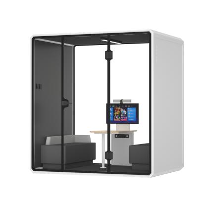 China Model XL Compact Soundproof Meeting Booth Silent Modular Soundproof Room for sale