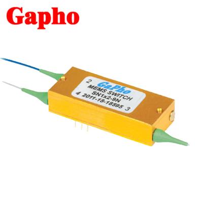 China monitor do canal da tecnologia do interruptor ótico MEMS da fibra de 1x2 1260-1650Nm à venda