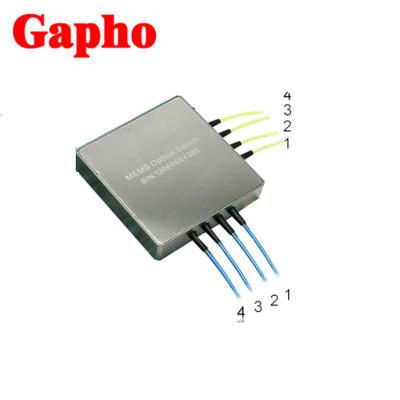 China O interruptor da fibra ótica da série 4x4 da trava de MEMS conecta os canais óticos reorientando à venda
