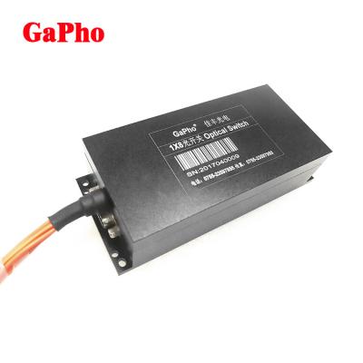China tipo alto de pequenas perdas 2mm do tubo da confiança do interruptor ótico da fibra 1x8 à venda