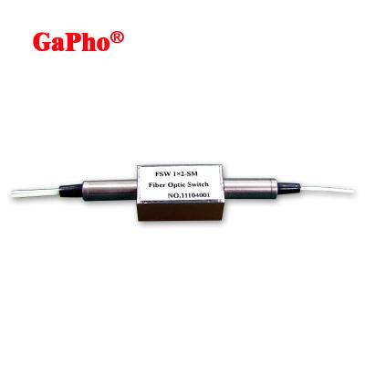 Cina 850nm commutatore a fibra ottica di lunghezza d'onda 1x2 non che chiude con/senza connettore in vendita