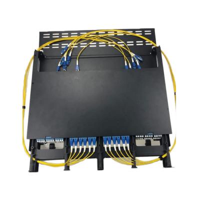 Chine MPO a pré terminé la boîte de distribution de fibre optique à haute densité à vendre