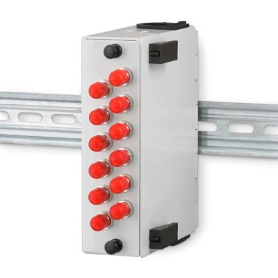 Cina St 12 del contenitore terminale 6 di ferrovia di baccano del quadro d'interconnessione di fibra con lo scorrevole della guida in vendita