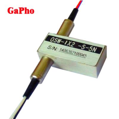 China Interruptor ótico 1260-1650nm da fibra do HOMEM OSW1×2T para a monitoração de sistema à venda