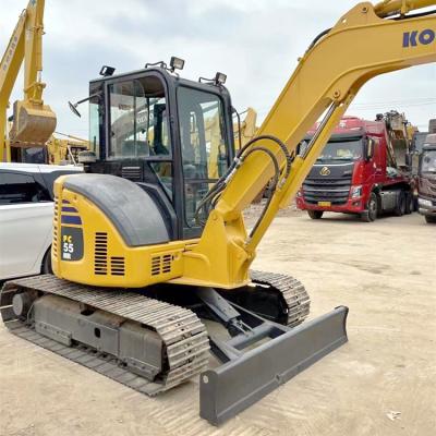 Κίνα Κορυφαία απόδοση 2018 Komatsu PC55 Crawler Excavator για τις αγροτικές σας ανάγκες στη Σαγκάη προς πώληση