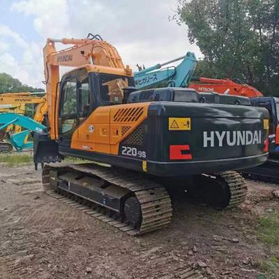 Κίνα 21 τόνων 113KW Hyundai 220-9s Εκσκαφέας με μεγάλη χωρητικότητα προς πώληση