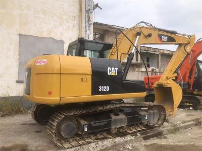 중국 원형 수압 실린더 12톤 Caterpillar 312D 발굴 작업용 발굴기 판매용