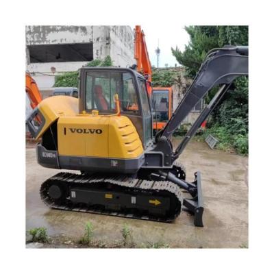 Cina Dubai Pavement Construction 6t VOLVO EC 60 Mini escavatore con pala in vendita