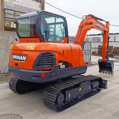 Κίνα 0.21 m3 χωρητικότητα κουβάς Doosan DX55 Crawler Chain Excavator στην Κορέα με ισχυρή ισχύ προς πώληση