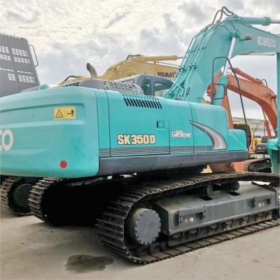 Κίνα Σαγκάη Χρησιμοποιήθηκε Kobelco SK350 Excavator 35 Τόνων με κινητήρα HINO 197 KW σε καλή κατάσταση προς πώληση
