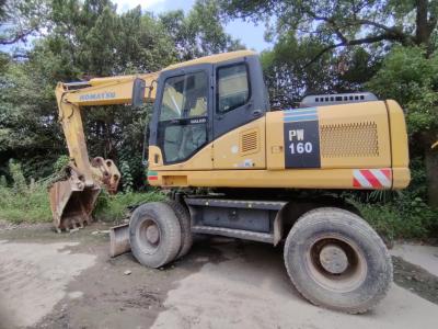 Κίνα 16 τόνων Ιαπωνία Μίνι Εκσκαφέας Komatsu PC160 PC PW 160 με βάρος μηχανής 16000 KG προς πώληση