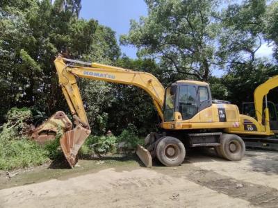 Κίνα 16 τόνων Ιαπωνία Μίνι Εκσκαφέας Komatsu PC160 PC PW 160 με βάρος μηχανής 16000 KG προς πώληση