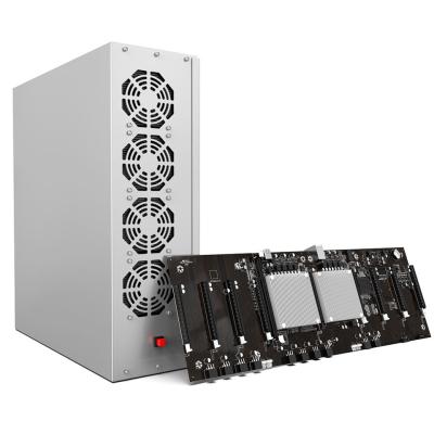 中国 9 GPUはX79マザーボード4GB DDR3二重E5-2620 CPU 128GB SSDを搭載するEthereum鉱山の装備を置いた 販売のため