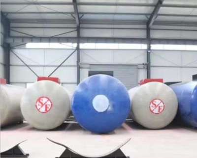 Κίνα SF Fiberglass Frp Double Wall Underground Storage Tank Καύσιμο πετρέλαιο Αεροστάσιο Ντίζελ Βενζίνη Διπλό στρώμα προς πώληση