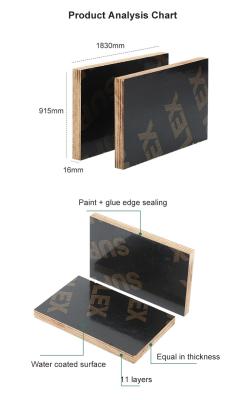 8x4 18mm Shuttering Ply 6mm 19mm Construction Shuttering Plywood