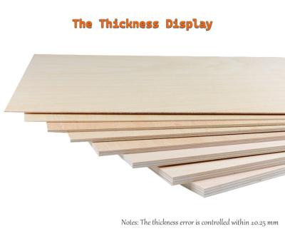 Eucalyptus Basswood 1.5mm 1mm Thin Plywood Sheet Plywood Board Furniture