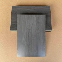 Quality 12mm 18mm Black Melamine MDF Sheets Flexible Wood Grain HDF MDF Board for sale