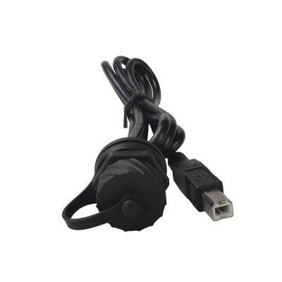 중국 인쇄 기계 신호 전송을 위한 여성 USB B 케이블에 방수 남성 판매용