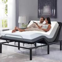 China Black Smart Adjustable Bed Wireless Remote Control Steel Smart Base Bed supplier China Black Smart Adjustable Bed Wireless Remote Control Steel Smart Base Bed supplier