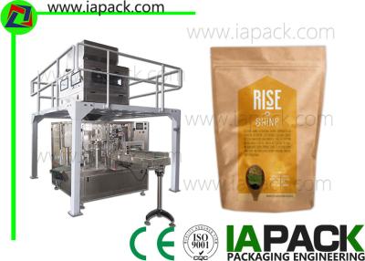 China De Verpakkingsmachine 3 van de kruiden Automatische Korrel Fase voor PreMade-Zak Te koop