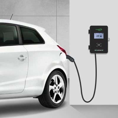 Cina Singola pistola 7kw di Wallbox IP55 del Livello 1 dell'annuncio pubblicitario del caricatore all'aperto di Ev in vendita
