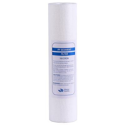 China Activated Carbon Water Filter Cartridge 1 Micron/5 Micron PP Sediment Pre-Filtration Outdoor Household Car RV Reverse Osmosis for sale