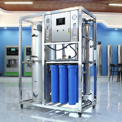 China Commercial Water Purifier Reverse Osmosis 250LPH 500LPH Industrial Water Treatment Machinery Reverse Osmosis System Ro Filter for sale