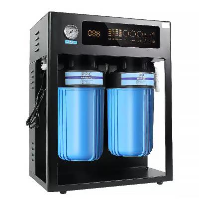 China Commercial 4-Stage RO Water Purification System with Plastic Housing and Media 220V 1-Year Warranty for Restaurant Use for sale