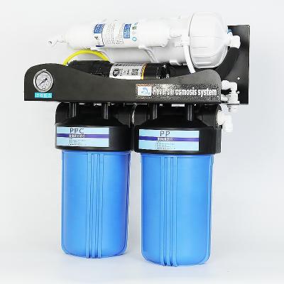 China Large Flow Home Appliances Water Purifier RO Reverse Osmosis Direct Drinking Kitchen Faucets Commercial Water Filter for sale