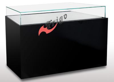 Cina L'annuncio pubblicitario quadrato del forno ha refrigerato i contenitori per esposizione con 1 grande cassetto o 3 piccoli cassetti in vendita