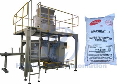 Cina Macchina imballatrice della grande borsa dei materiali refrattari/macchina imballatrice borsa automatica in vendita