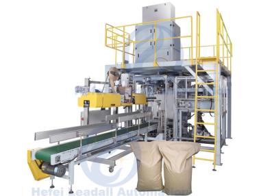 China Seguridad de la máquina de rellenar de la partícula del corindón de la circona alta para los bolsos preparados de antemano 25kg en venta