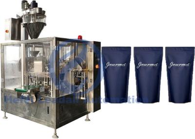 Chine machine remplissante de cachetage de poche de 2KW Premade pour la poudre de silicium-métal ou l'alumine fondue par Brown à vendre