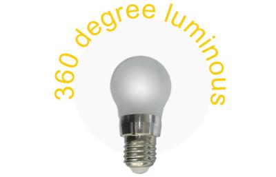 中国 曇らされた貝が付いている 3W LED の地球の球根 E27 Dimmable Epistar の破片をつける寝室 販売のため