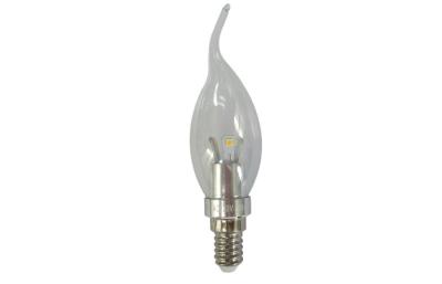 中国 ホテル/家の 3W Dimmable LED の蝋燭の球根は E14 基盤が付いているカバーを取り除きます 販売のため