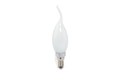 Cina Piegare-punta delle lampadine 3W della candela dell'alluminio E14 LED con uso latteo dei depositi della copertura di Fros in vendita
