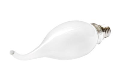 中国 Fros の乳白色カバーとの完全なビーム角 E14 Dimmable LED の蝋燭の球根 3W の曲げ先端 販売のため