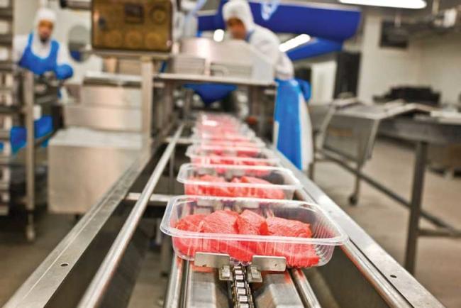 Plastic Box Packing Machine side view