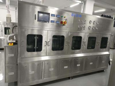 Chine 150cm / min réservoir de nettoyage en ligne avec 304 acier inoxydable capacité de 100L à vendre