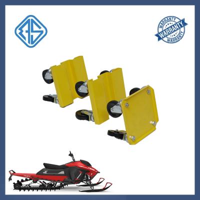 China Anti-Rust Steel Snowmobile Wheel Dollies Heavy Motorcycle Trolley for sale