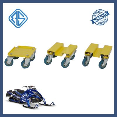 Cina Carrelli d'acciaio Mini Snowmobile Ski Dolly Set della ruota di gatto delle nevi del motociclo V in vendita