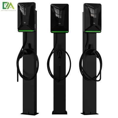 중국 220V 380V 7kW 11KW 22KW 가정용 전기 차량용 검은 컬러형 AC 충전 스파일 판매용