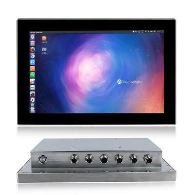 Cina Desktop computer fissato al muro dello schermo attivabile al tatto, pc impermeabile del touch screen di Linux RJ45 in vendita