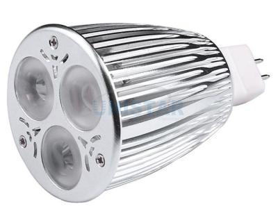 Cina Riflettore 6W, durata di alto potere GU10 LED di tensione bassa bassa MR16 50000hrs in vendita