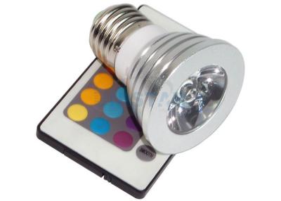Cina riflettore di 3W RGB E27 GU10 LED, illuminazione decorativa della lampadina multicolore del cambiamento LED in vendita
