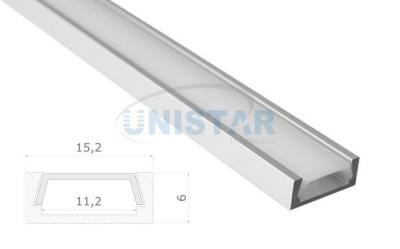 China MICRO-ALU Reihen-Oberflächen-Berg-flexibles/stark LED-Streifen-Licht-Aluminiumprofil zu verkaufen