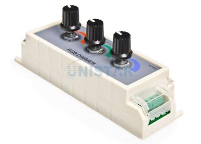 Cina Regolatore 12VDC 3A per Manica, 3 regolatore del regolatore della luminosità del quadrante di RGB LED di RGB del regolatore della luminosità dei canali PWM in vendita