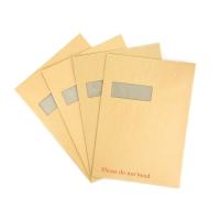 Quality Brown/White Kraft Paper Self-adhesive Board Backed Window Envelopes for Promotion for sale